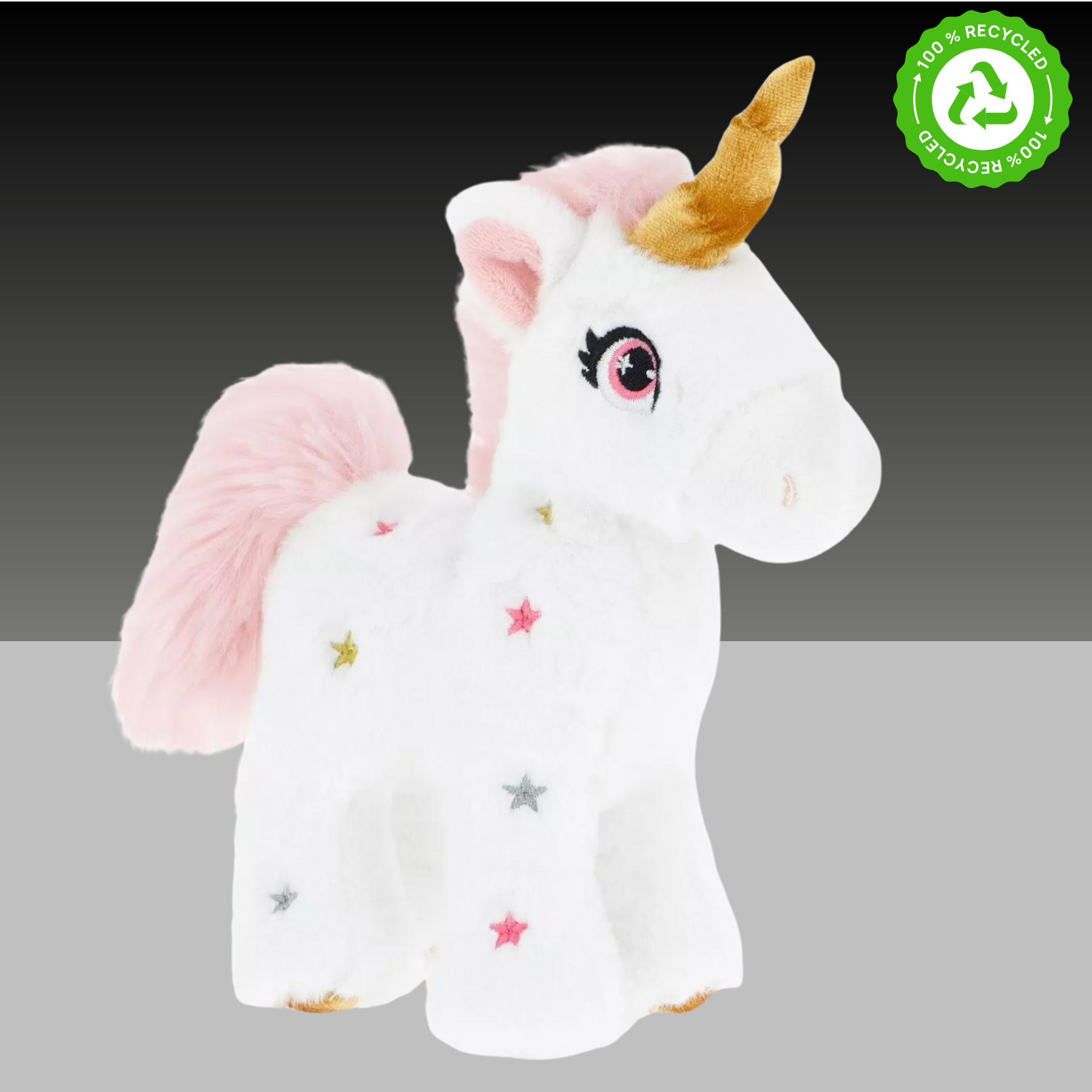 Keeleco White Standing Unicorn Teddy – HamperWell