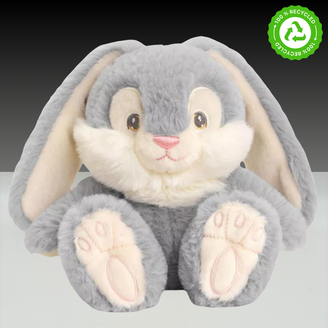 Keeleco Patchfoot Grey Rabbit Teddy – HamperWell